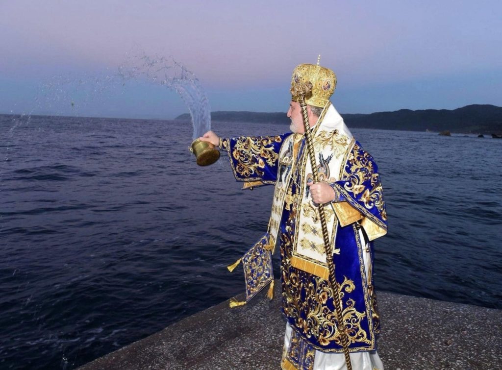 Προεξάρχοντος του Ελπιδοφόρου τα Θεοφάνεια στο Αγιον Όρος - Anamniseis