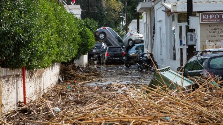 Καταστροφές στην Ρόδο από την κακοκαιρία Bora - Anamniseis